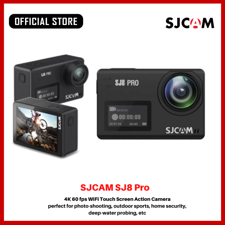 SJCAM SJ8 Pro 4K 60 fps WiFi Touch Screen Action Camera | Lazada PH