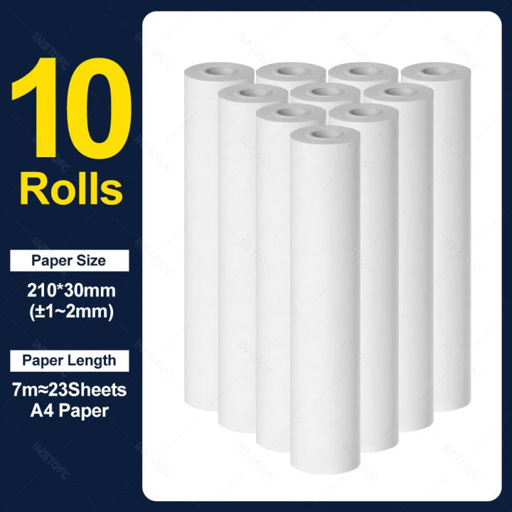 A4 Thermal Paper Thermal Printing Paper 210*30mm for A4 Wireless ...