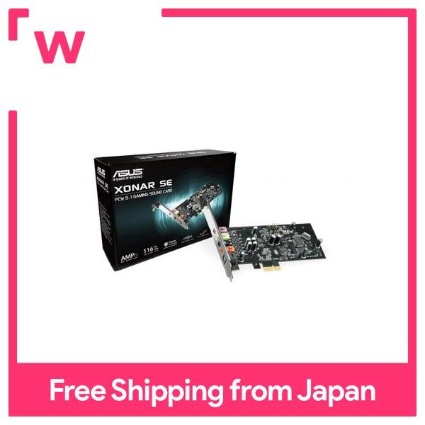 ASUS 5.1ch high resolution corresponding gaming sound card Xonar SE ...