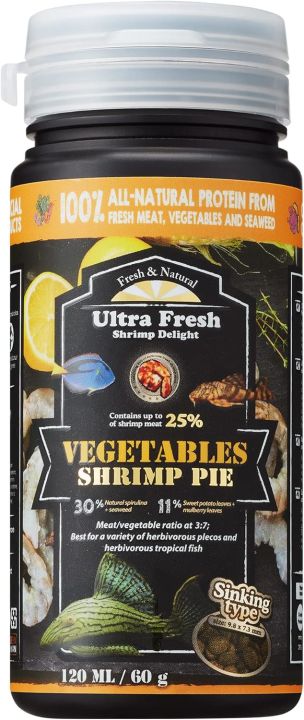Ultra Fresh Algae Wafers Pleco Food, Spirulina & Algae, Prawns ...
