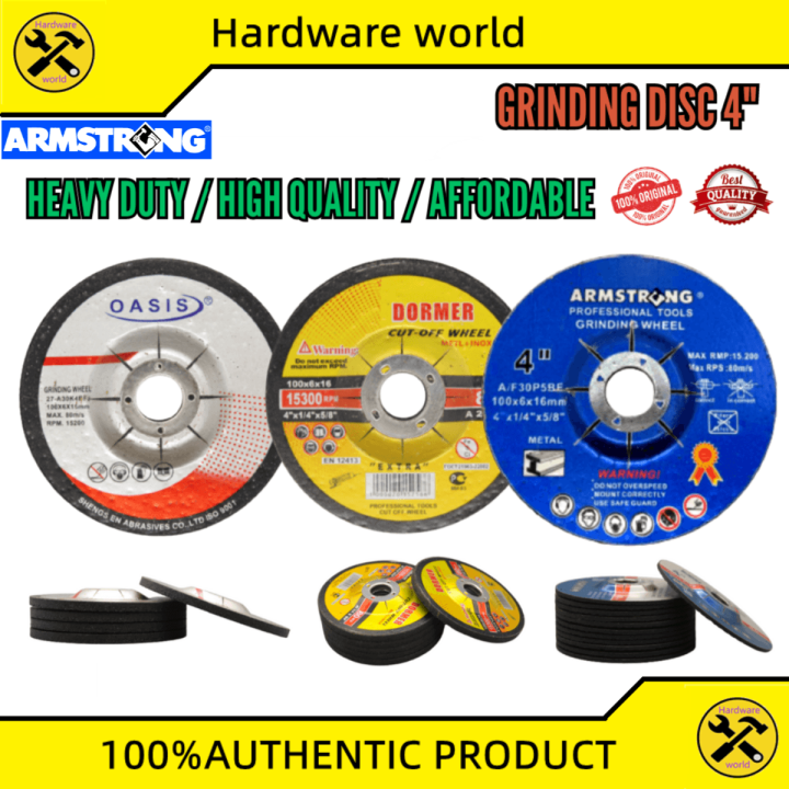 HIGH QUALITY AND HEAVY DUTY GRINDING DISC 4" WHOLESALE | Lazada PH