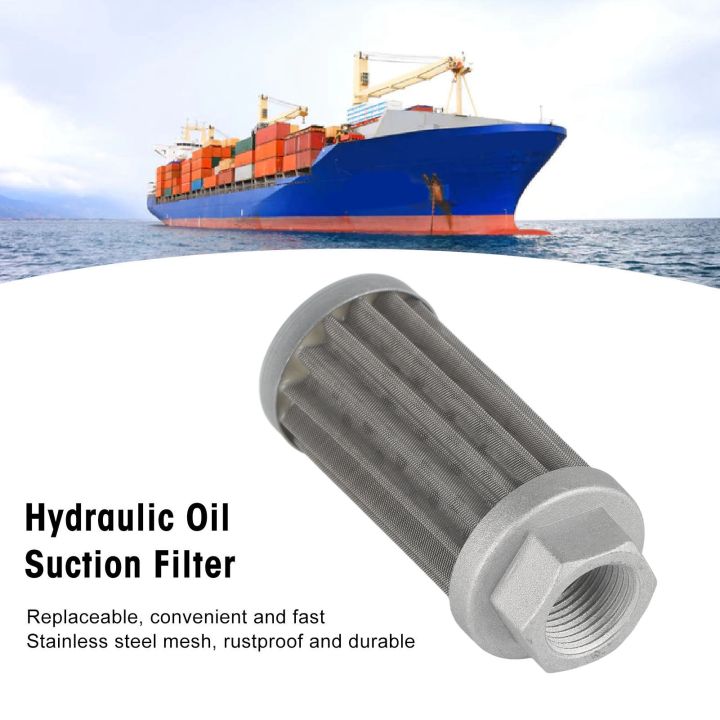 Hydraulic Oil Suction Filter Stainless Steel Mesh Fuel Strainer High ...