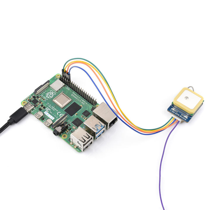 Raspberry pie GPS Beidou satellite positioning module STM32 single chip ...