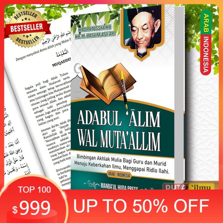 Terjemah Kitab ADABUL ALIM wal MUTAALLIM - KH. Hasyim Asyari | Lazada ...