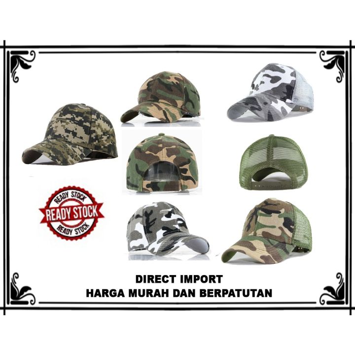 Topi celoreng army hat Design terbatu 2024 | Lazada