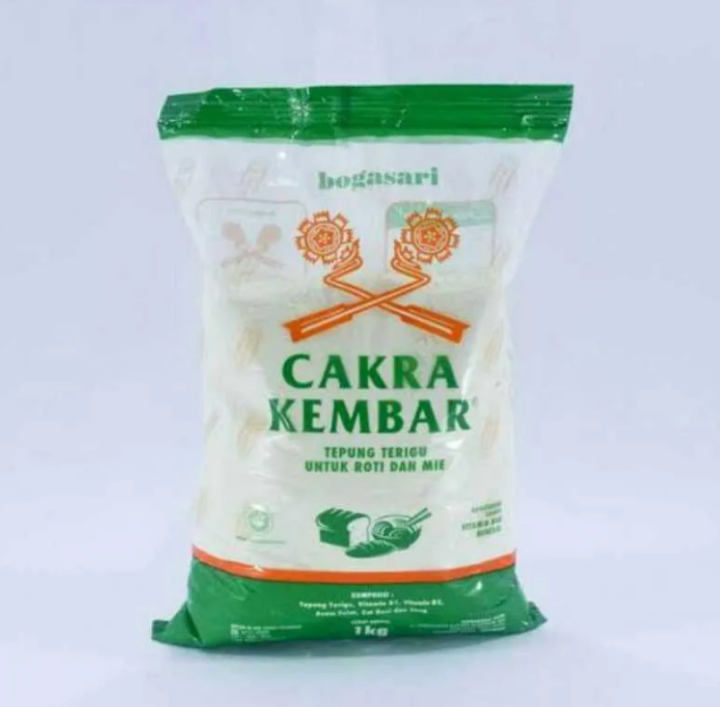 Cakra Kembar Tepung Terigu 1000G Tepung cakra kemasan 1kg | Lazada ...
