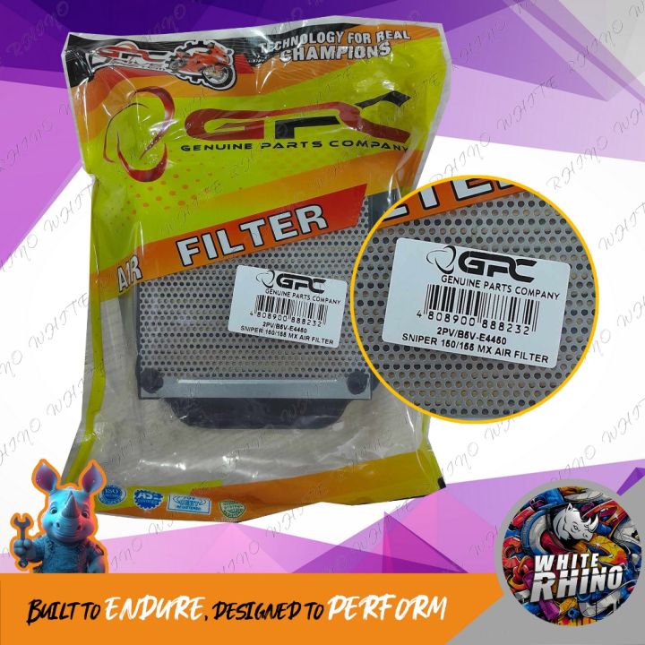GPC SNIPER150 / SNIPER155 MX AIR FILTER SNIPER 150 SNIPER 155 MX ...