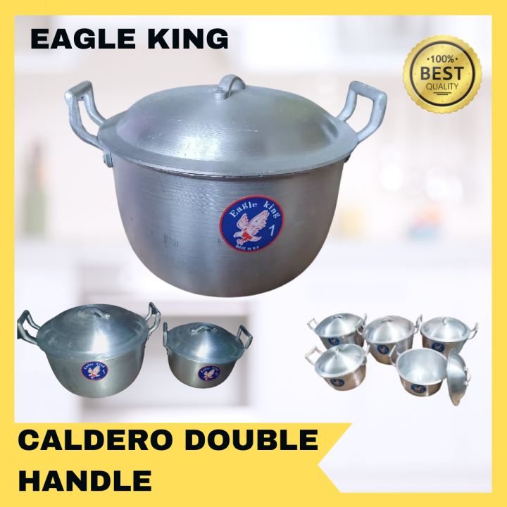 Caldero/Kaldero Original Eagle King Two Handle Heavy Duty Cookware Pot ...