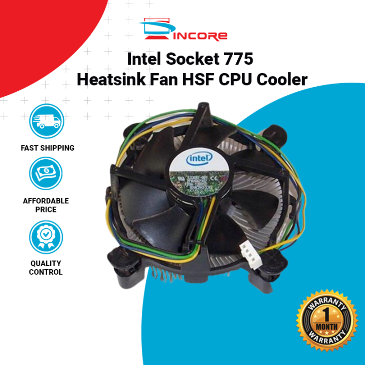 Intel Socket 775 Heatsink Fan HSF CPU Cooler LGA 775 Fan Cooler Air ...