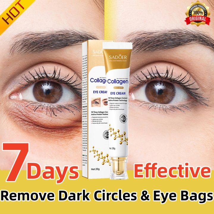 SADOER Effective Collagen Eye Cream 7 Days Remover Dark Circles Gel ...