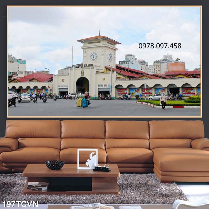 Tranh gạch ốp tường 3D - Tranh thành phố và địa điểm nổi tiếng | Lazada.vn
