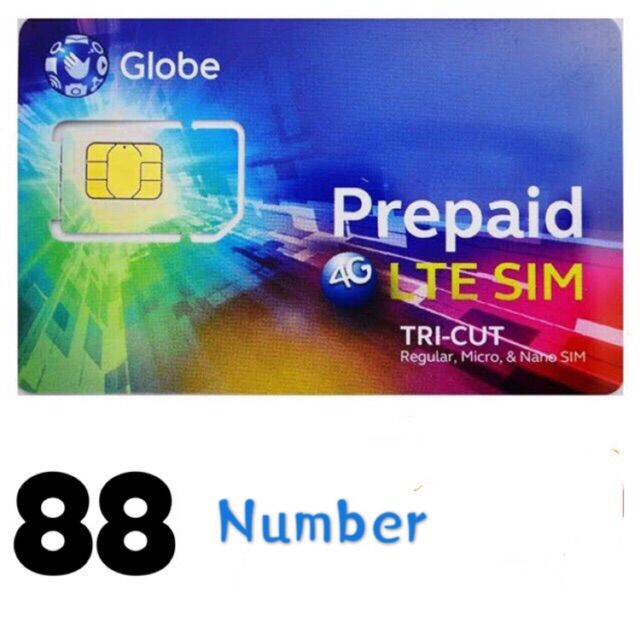 Globe LTE 4G SIM Card Special Number 09958777888 | Lazada PH