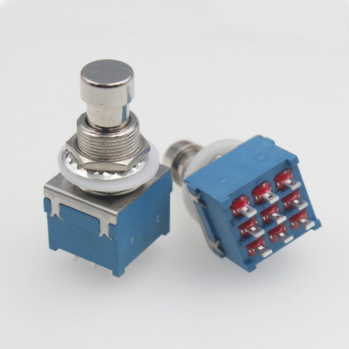 10PCS 3PDT Guitar Effects Stomp Switch Guitar Foot Switches 9 Pin ...