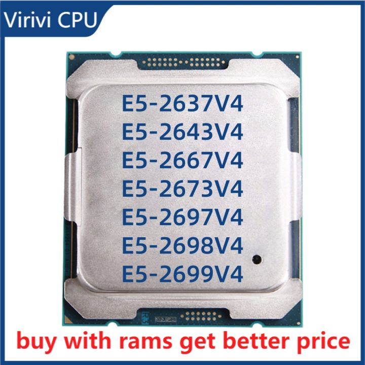 Intel Xeon E5-2637V4 E5-2643V4 E5-2667V4 E5-2673V4 E5-2697V4 E5-2698V4 E5-2699V4 X99 CPU ...