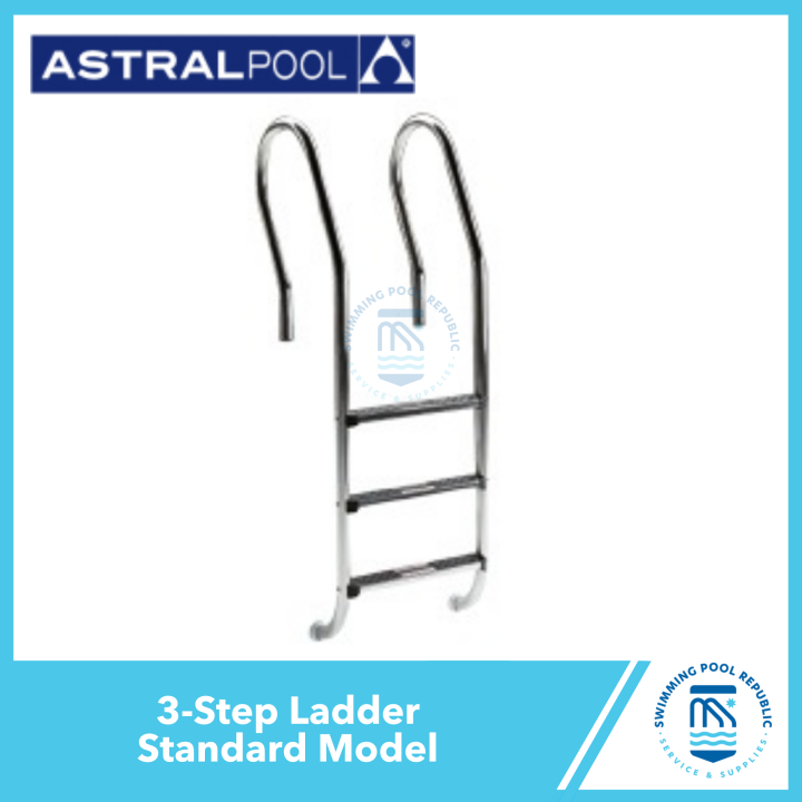 Astral Pool, 3-Step Ladder Standard Mode, 304 Stainless, Product No ...