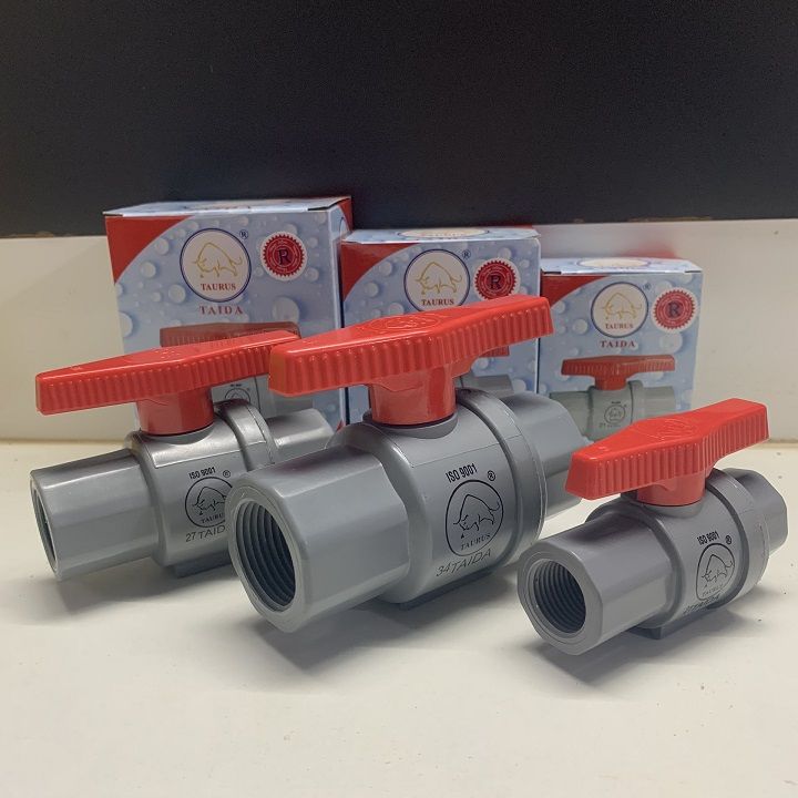 5 Van Nhựa Có Răng, Khóa Ren PVC Phi 21 - 27 - 34 TAIDA - BH 12 Tháng ...