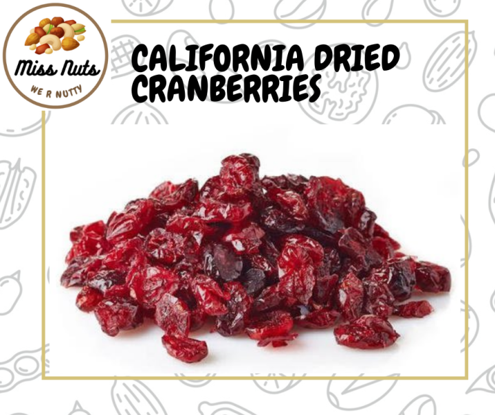 California Dried Cranberries Cranberry 500g Kranberi Kering 蔓越莓干 | Lazada