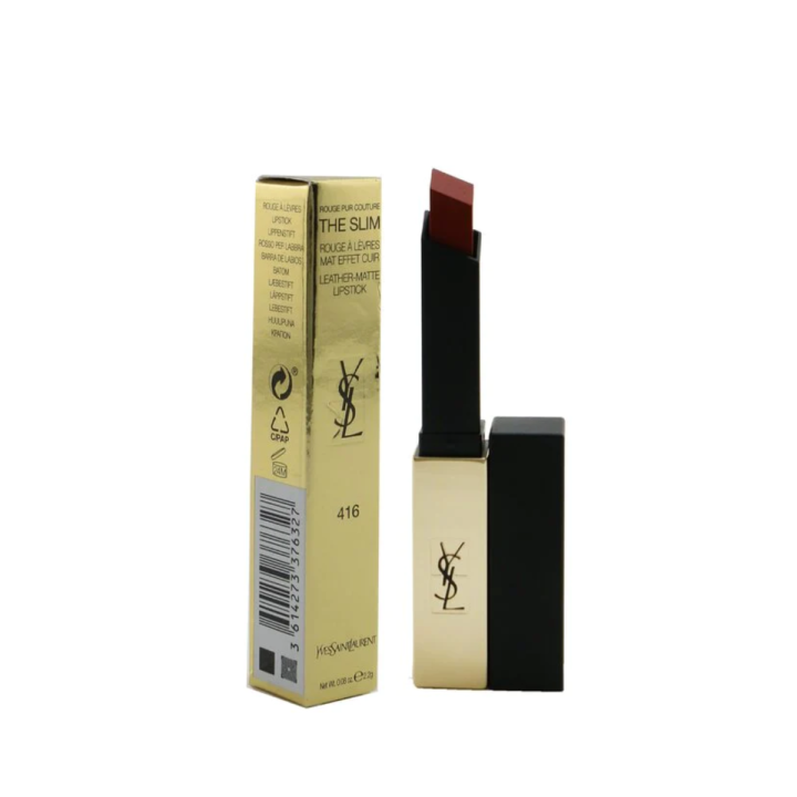 YSL Rouge Pur Couture The Slim Leather Matte Lipstick 2.2g #30 / #1966 / #416 | Lazada