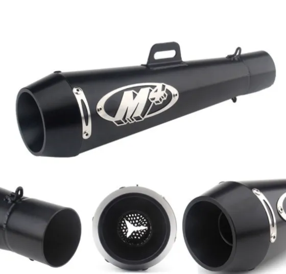 Universal M4 Exhaust Pipe Motorcycle Muffler Pipe Ekzos Canister Pipe ...