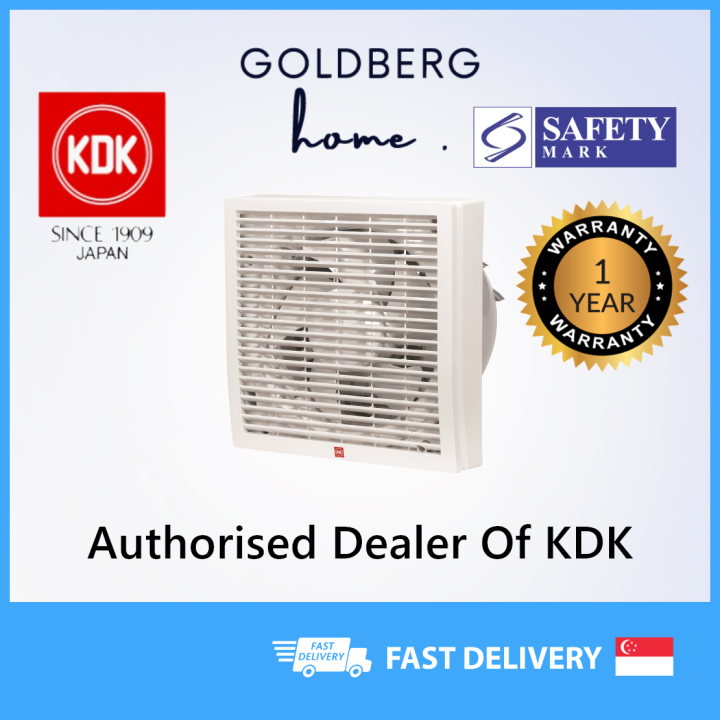 [Glass/ Acrylic Installation] KDK 15 / 20 WHPCT WHPT Exhaust Fan ...