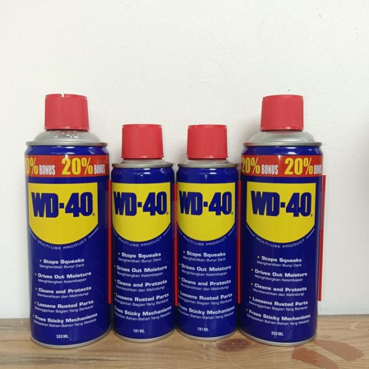 WD 40 WD-40 penetrating oil pelumas anti karat wd 40 191ML wd40 333ML ... WD 40 WD-40 penetrating oil pelumas anti karat wd 40 191ML wd40 333ML ...