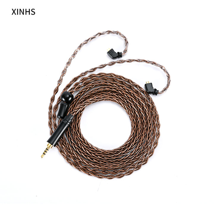 XINHS-66 8-core Silver Plated Copper Cable Upgrade Wire HiFI Headphone ...