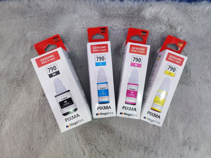 Genuine Canon Pixma GI-790 Ink (Set) for G1000 G1010 G2000 G2002 G2010 ...