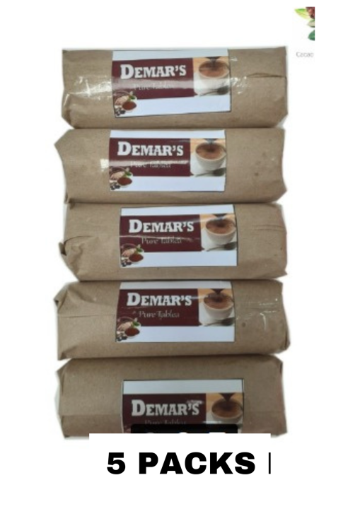 5 PACKS BUNDLE | Pure Cacao Tablea From DAVAO | 50 Pieces | Lazada PH