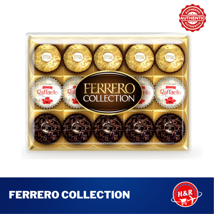 Ferrero Collection - Assorted Chocolates Gift Box - 15-Piece Luxury ...