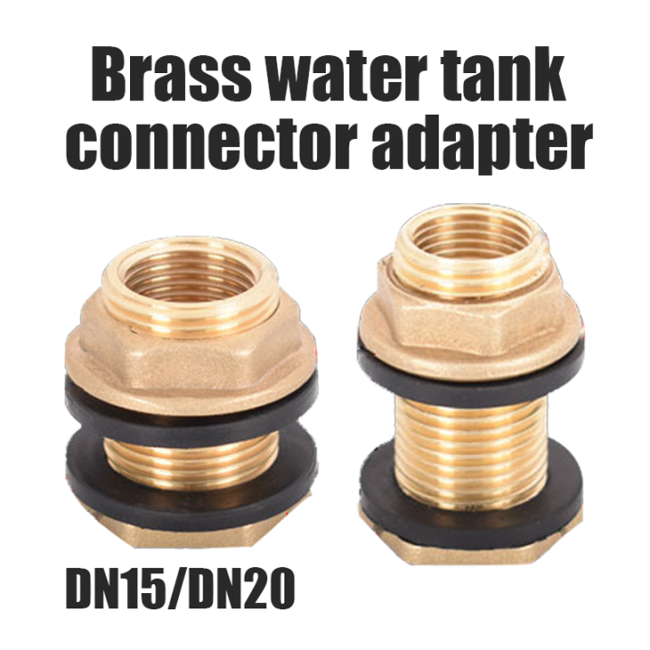 Leak-proof Solid Brass Water Tank Connector M1/2'' M3/4'' M1'' For ...