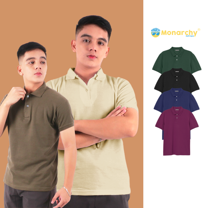 Monarchy HONEYCOMB Polo Shirt For Men And Women T-Shirt Casual | Lazada PH