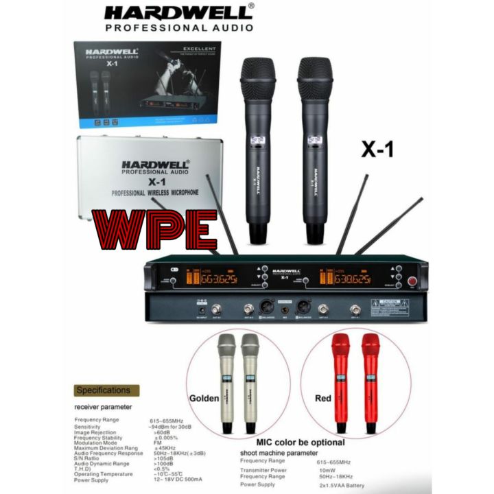 mic wireless hardwell x1/x 1 original new model | Lazada Indonesia