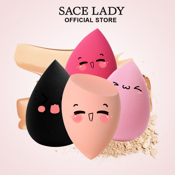 SACE LADY Makeup Sponge Foundation Powder Puff Face Make Up Cosmetics ...
