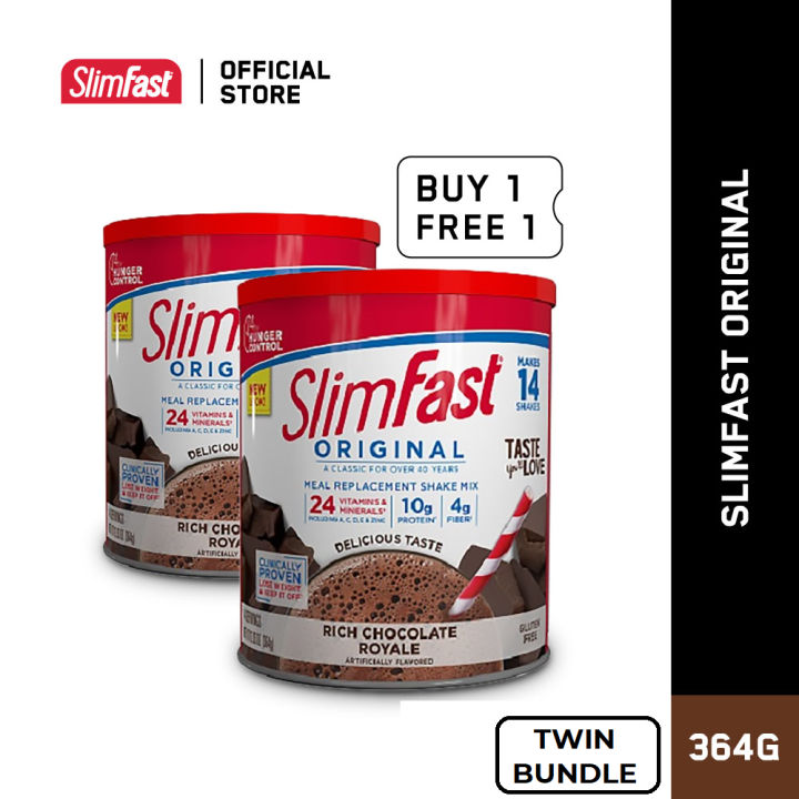 ⊿SlimFast Original (364g) Twin Bundle♪ | Lazada