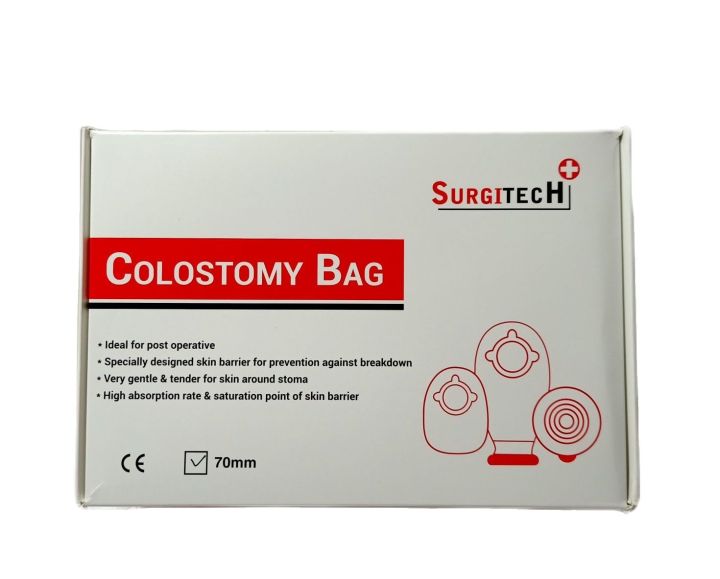 70mm Colostomy Bag (10sets/Box) (Disposable) | Lazada PH