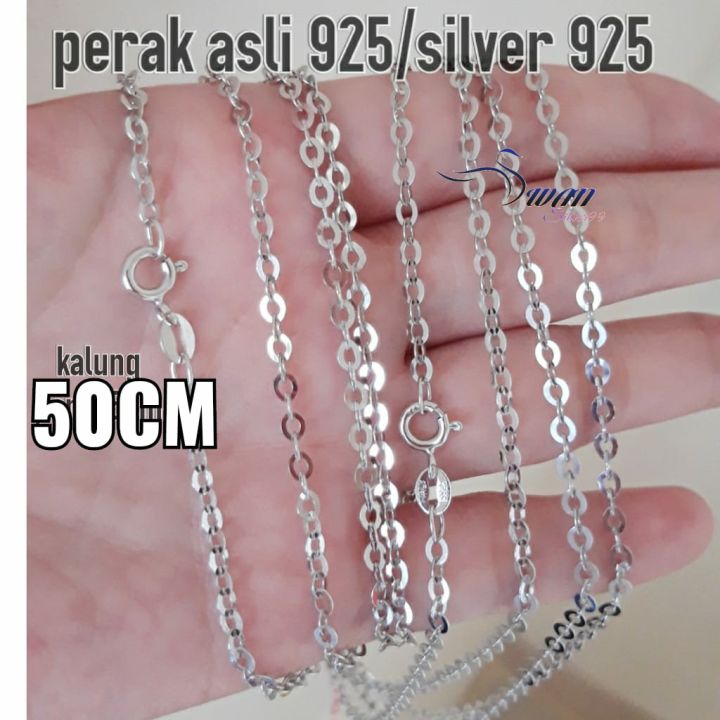 kalung nori perak 925 lapis mas putih ANTI KARAT KWALITAS IMPORT ...