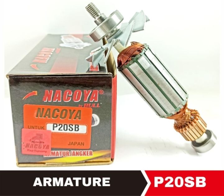 NACOYA Armature Planer Serut Kayu Pasah Kayu Hitachi P20SB F20A ...