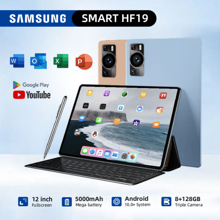Samsung Tab SMART HF19 Android 12 inch 8GB+128GB Gaming Tablet Original ...