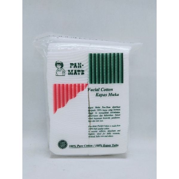 Pan-Mate Facial Cotton 100's x 2 | Lazada