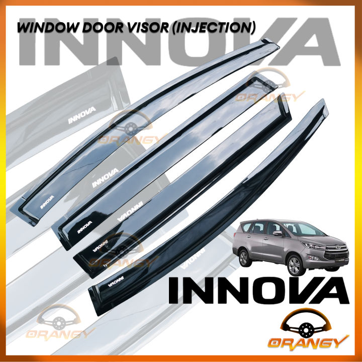 Toyota Innova 2009 to 2024 OEM Window Door Rain Visor OEM / INJECTION ...