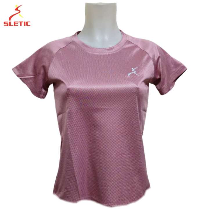 SLETIC Drifit Breathable and Stretchable T-shirts For Women Perfect For ...