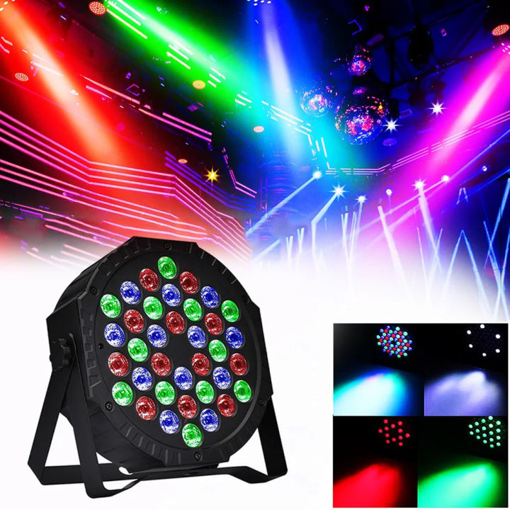 18/36/54LED Stage Light RGB Par Light Master Slave LED Flat DJ ...