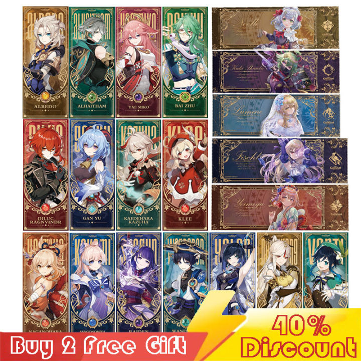 Genshin Impact Ticket Double Sided Pattern Alhaitham Nahida Kaveh ...