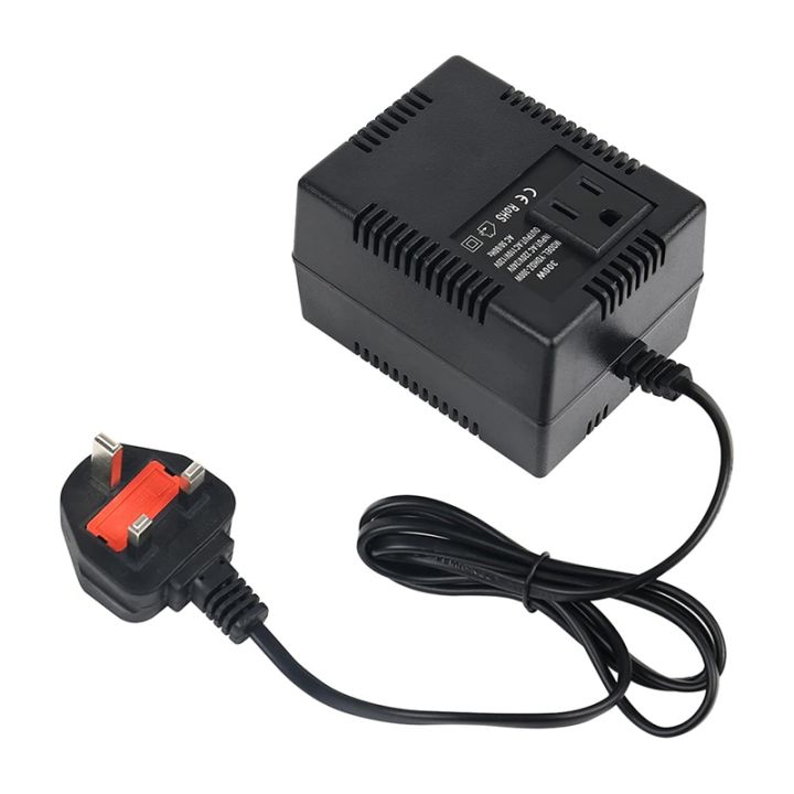 High-Efficiency 300W Voltage Converter, UK Plug, 220V-240V to 110V-120V ...