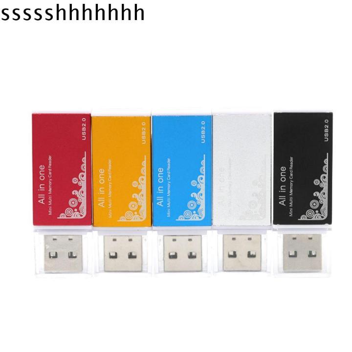 SH Universal Interfaces 4 In 1 High Speed Smart Card Reader For TF/SD ...