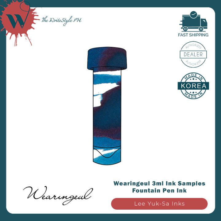 Wearingeul Fountain Pen Ink Sample Vials (Lee Yuk-Sa Inks) 3ml | Lazada PH