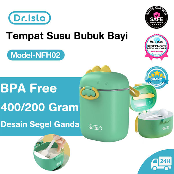 Dr.isla Produk Baru Tempat Susu Bubuk Bayi Travelling 800ML Kapasitas ...
