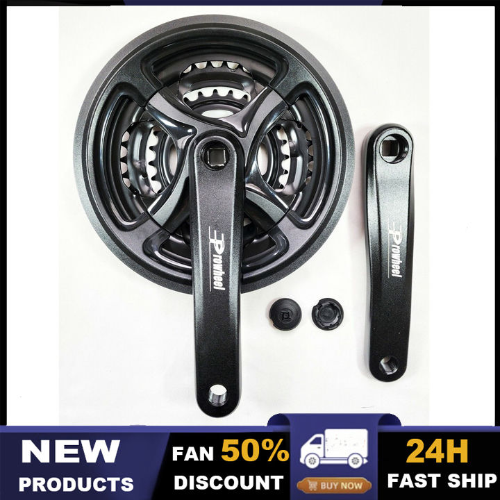 PROWHEEL Crankset 42T 48T 160mm 9/11speed Crank Arm Aluminum Alloy MTB ...