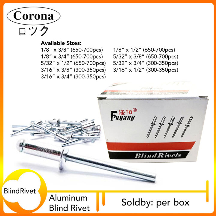 Blind Rivets PER BOX | Lazada PH Blind Rivets PER BOX | Lazada PH