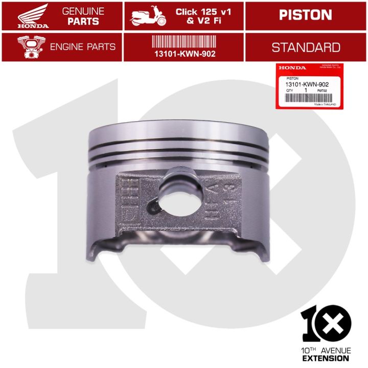 10thX HONDA Genuine Piston Part No.13101-KWN-902 for Click 125 v1 & V2 ...